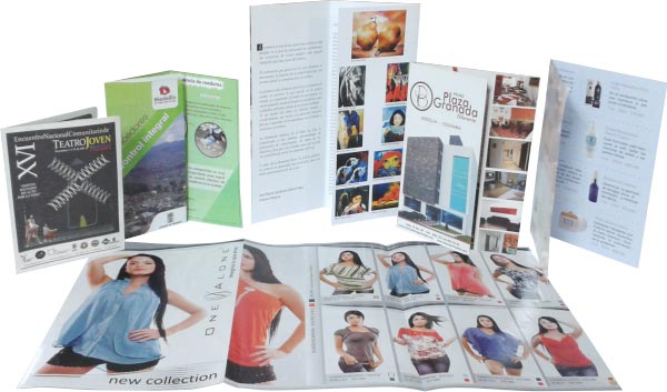 Impresión plegables dípticos y trípticos | Litografía Rocco Gráficas